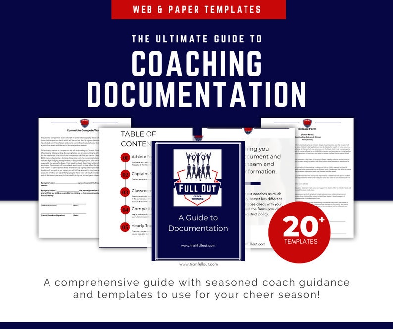 The Ultimate Cheerleading Coaches Guide to Documentation - Etsy