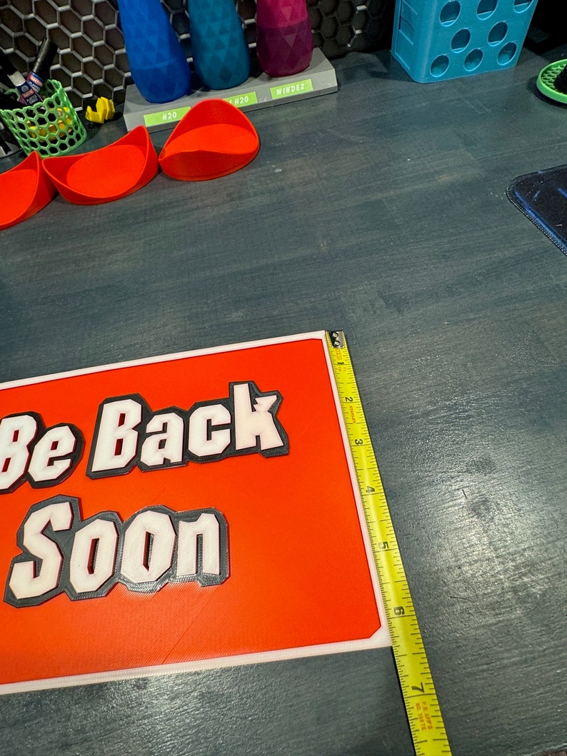 Be Back Soon Sign - Etsy