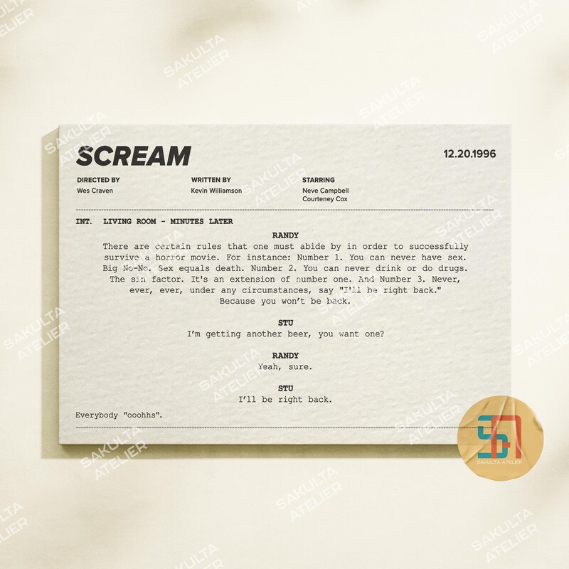 Scream Movie Poster - Etsy