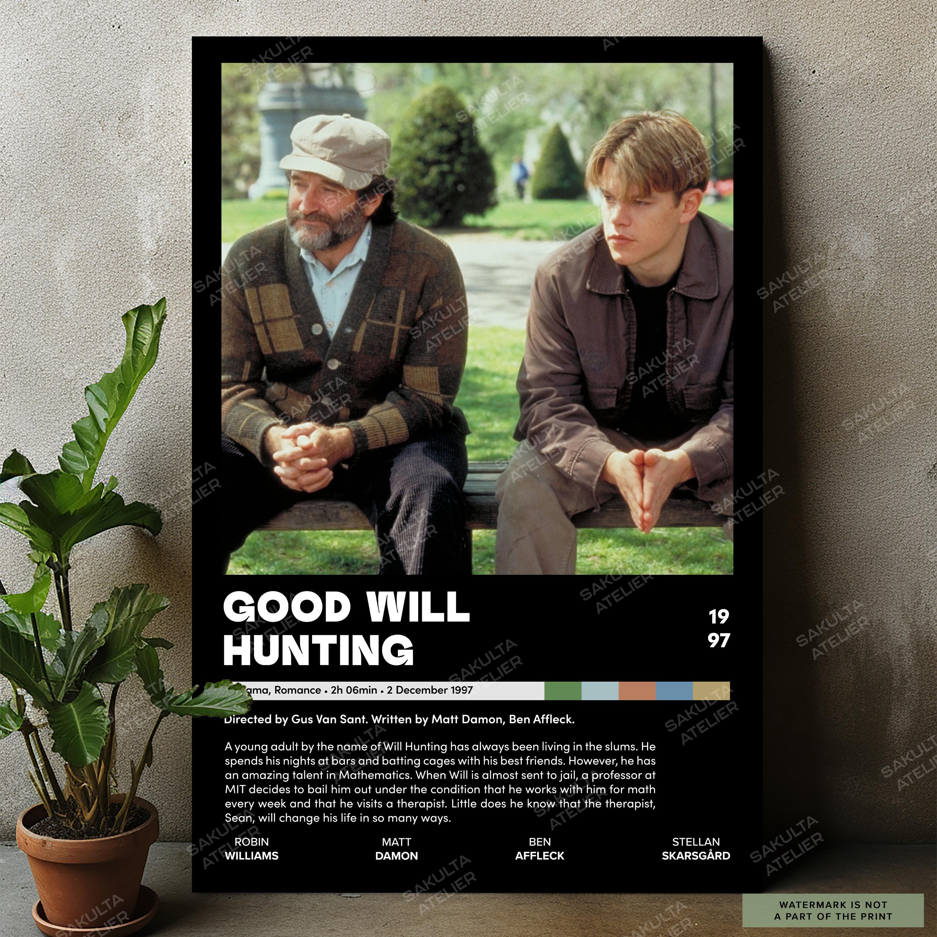 Good Will Hunting Movie Poster / Minimalist Movie Poster / Vintage ...