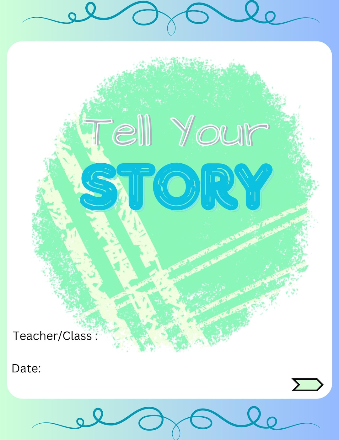 Downloadable Hyperlink Story Writing Template (canva) for Middle-school ...