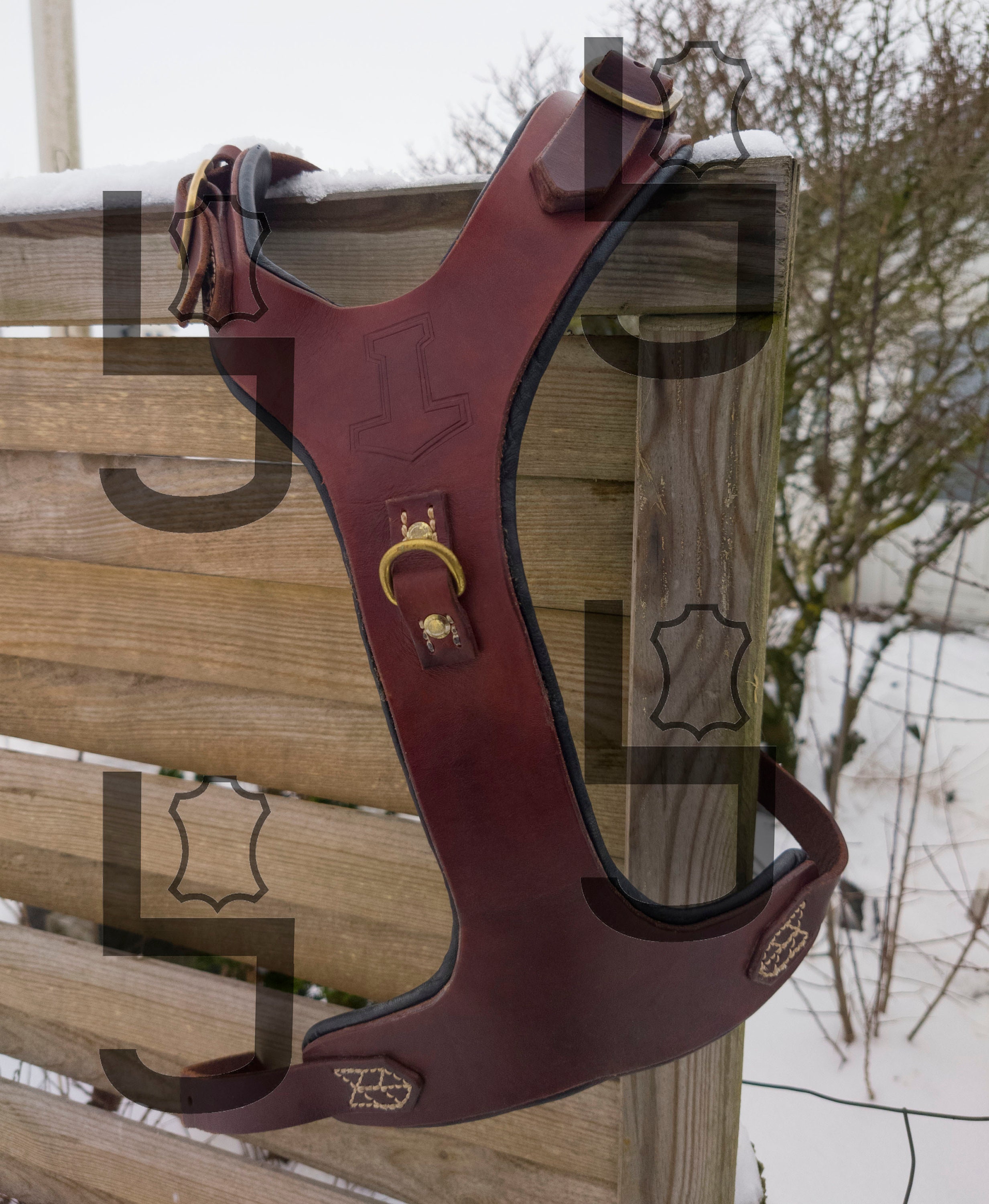 Ergonomical Dog Harness Leather Pattern - Etsy