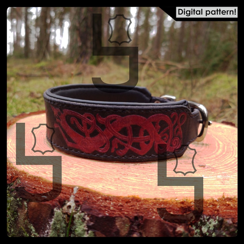 Leather Dog Collar Pattern - Etsy