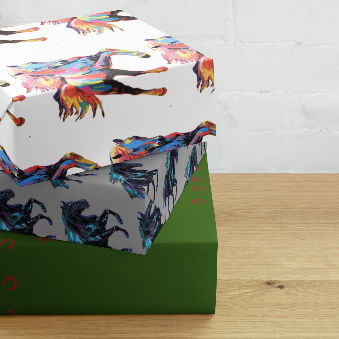 Dream Horse Wrapping Paper Sheets - Etsy