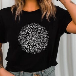 Cuss Word Mandala, Mandala Swear Word Tshirt, Hidden Curse Word Shirt ...
