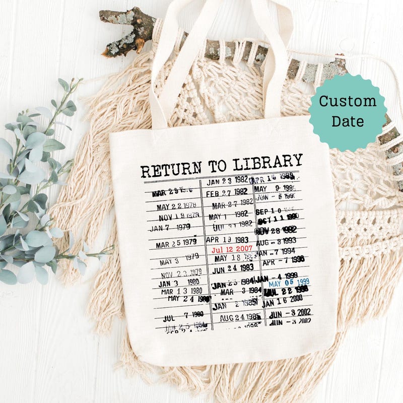 Library Due Date - Etsy