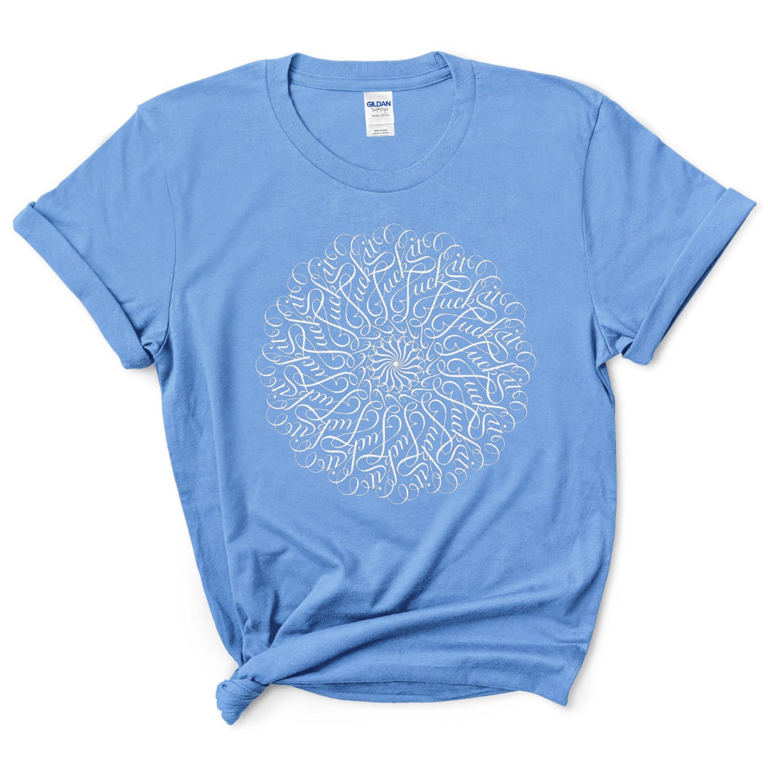 Cuss Word Mandala, Mandala Swear Word Tshirt, Hidden Curse Word Shirt ...