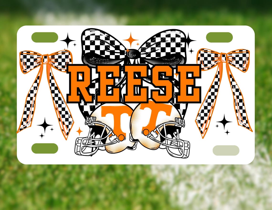Tennessee Custom Personalized Car Tag Front Personalized License Plate ...