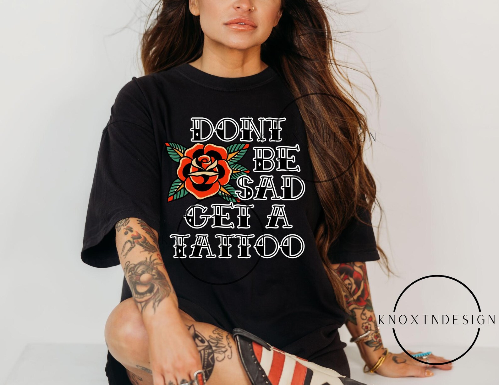 Retro Rose Tattoo Shirt: Unisex Flash Art Tee, Tattoo Lover Gift - Etsy