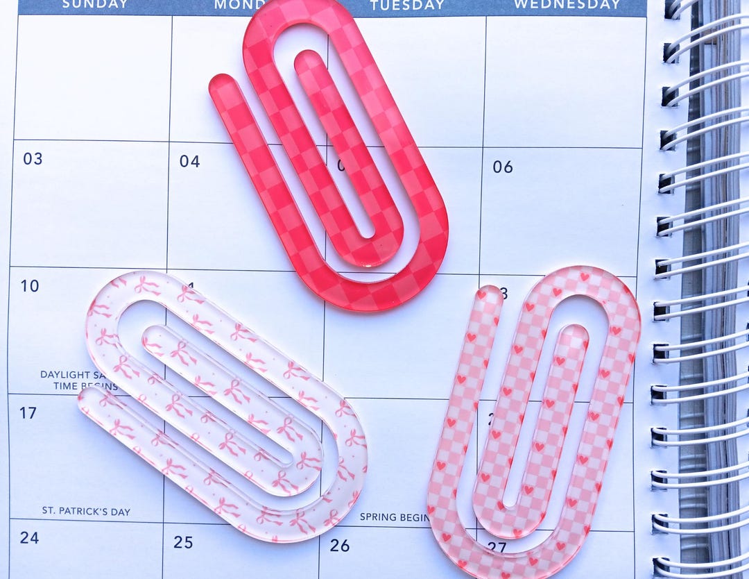 Jumbo Paperclip Bookmark Gift for Book Lover, Teacher Appreciation Gift ...