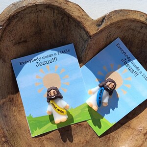Everybody Needs a Little Jesus Pocket Card Easter Church Party Favor ...
