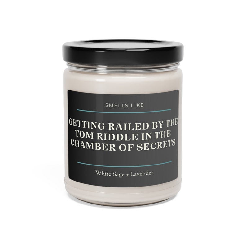 Getting Railed by the Tom Riddle in the Chamber of Secrets Soy Candle ...