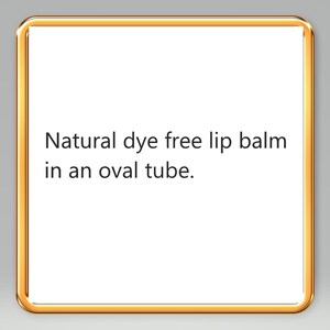 Chocolate Cream Natural Lip Balm .15oz Oval Tube Contains Shea Butter ...