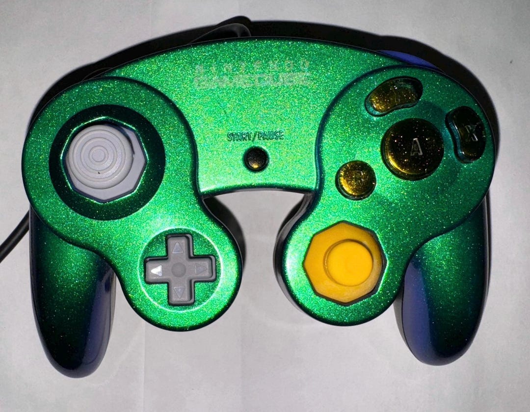 Phobgcc 2.0.5 FW V0.29 Gamecube Controller Custom Green Black Read ...
