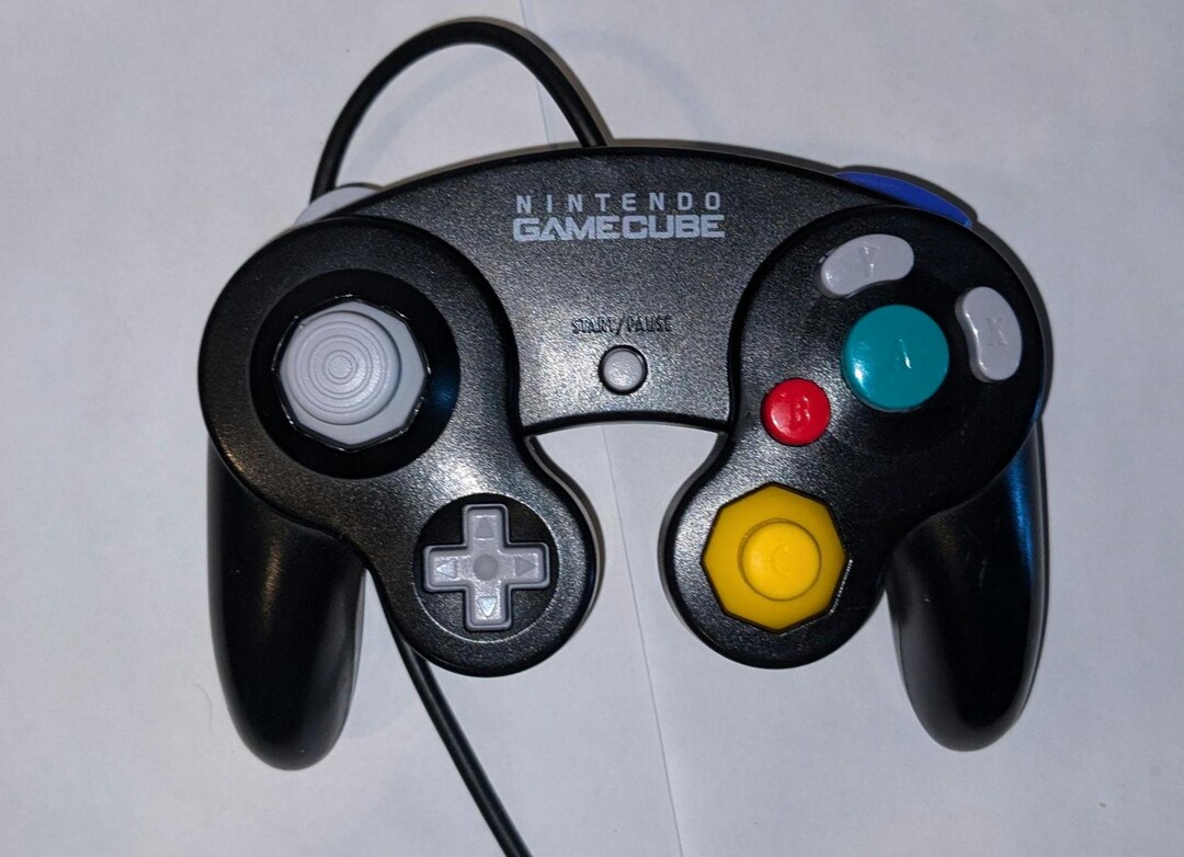 Phobgcc 2.0.5 FW V0.29 Gamecube Controller Official Black With Purple ...
