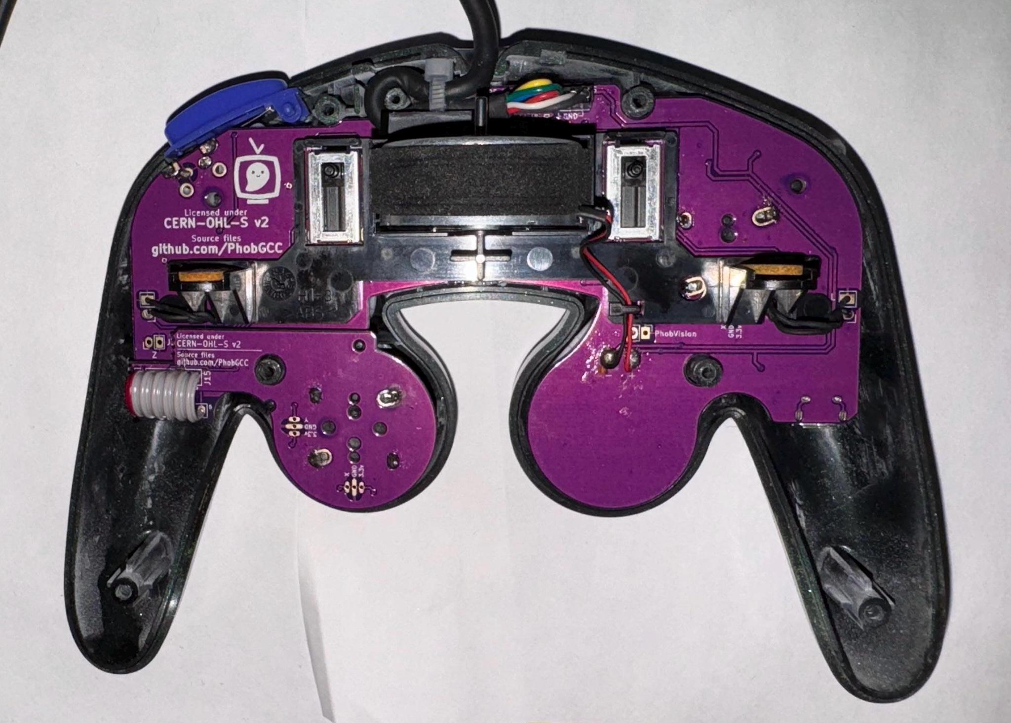 Phobgcc 2.0.5 FW V0.29 Gamecube Controller Custom Green Black Read ...