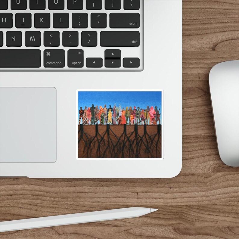 Connected | Premium Matte Vinyl Sticker | Diversity & Unity Sticker ...