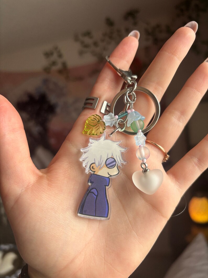Gojo Acrylic Keychain, Gojo Satoru, Jujutsu Kaisen, Anime Gift, Anime ...
