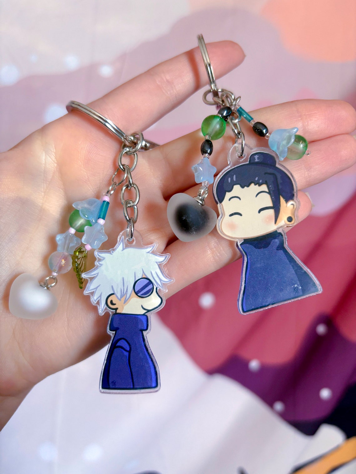 Gojo and Geto Frienship Acrylic Keychains, Gojo Satoru, Jujutsu Kaisen ...