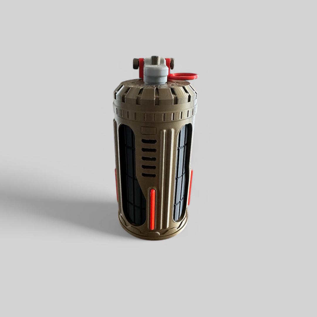 3D Printed AA Battery Organizer: Futuristic Grenade Style - Etsy