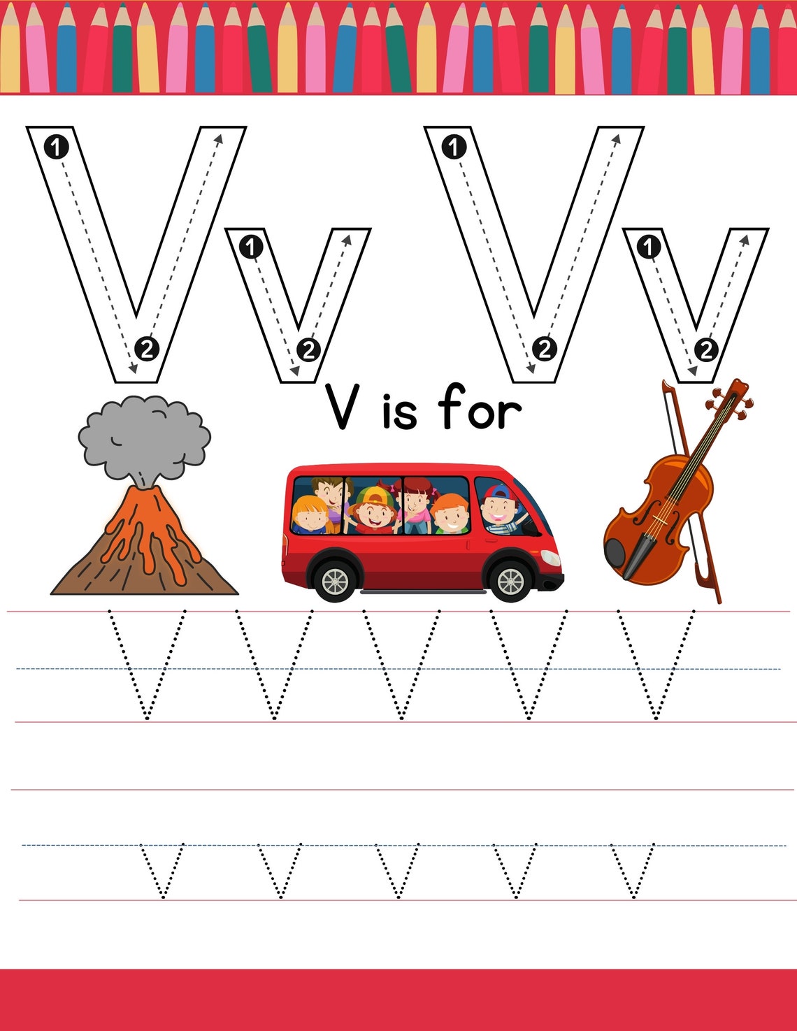 26 Alphabet Phonics Worksheets, Letter Tracing, Handwriting Practice ...