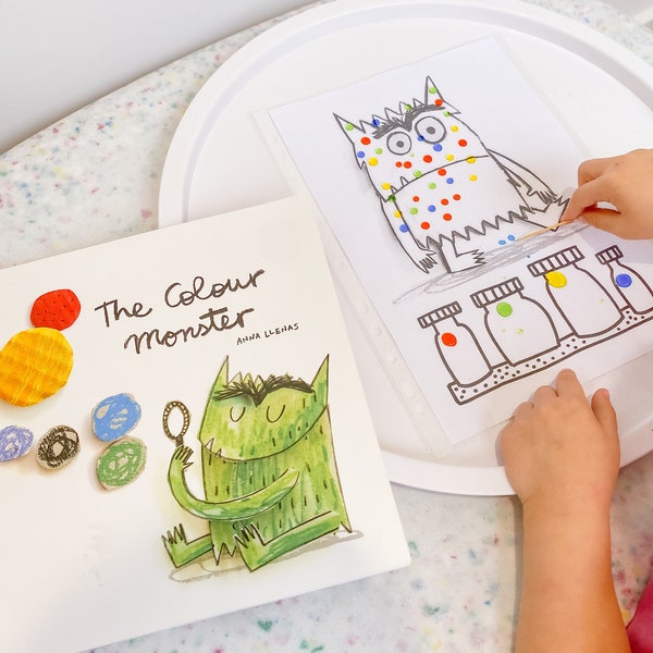 The Colour Monster Feeling Word Posters - Etsy Australia