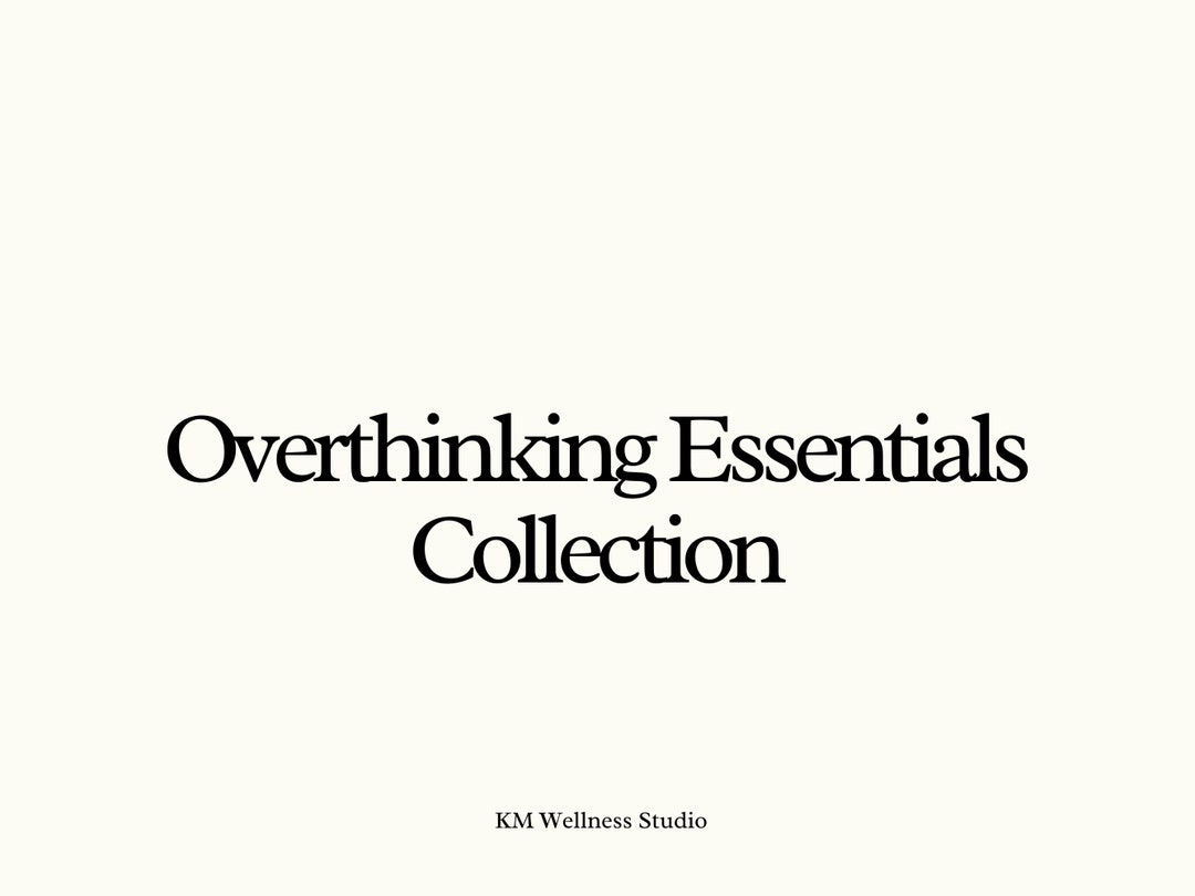 Overthinking Guide, Reduce Overthinking, Stress Relief, Anxiety Relief ...