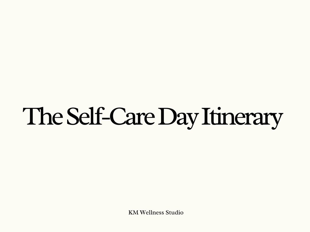 Self-care Guide, Self-care Day, Wellness, Self-help Guide, Mindfulness ...