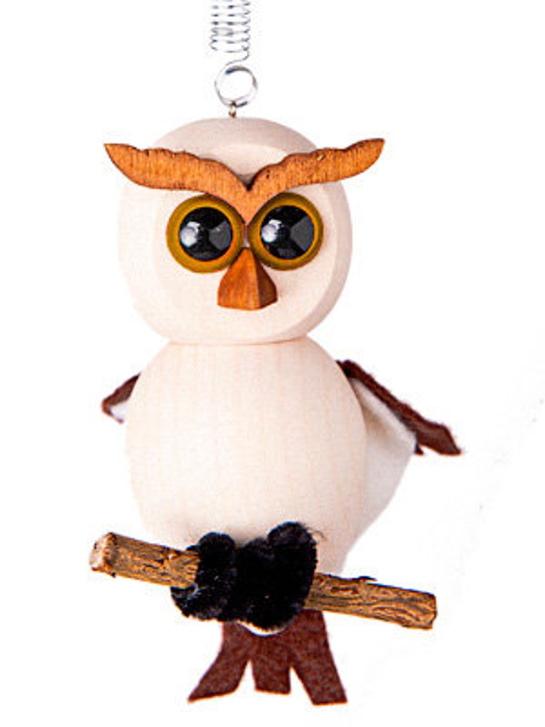 Swing Figure Owl white - Etsy