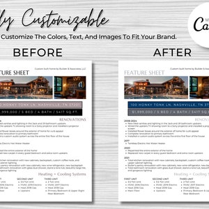 Listing Feature Sheet | Real Estate | Listing Info Sheet | Realtor ...