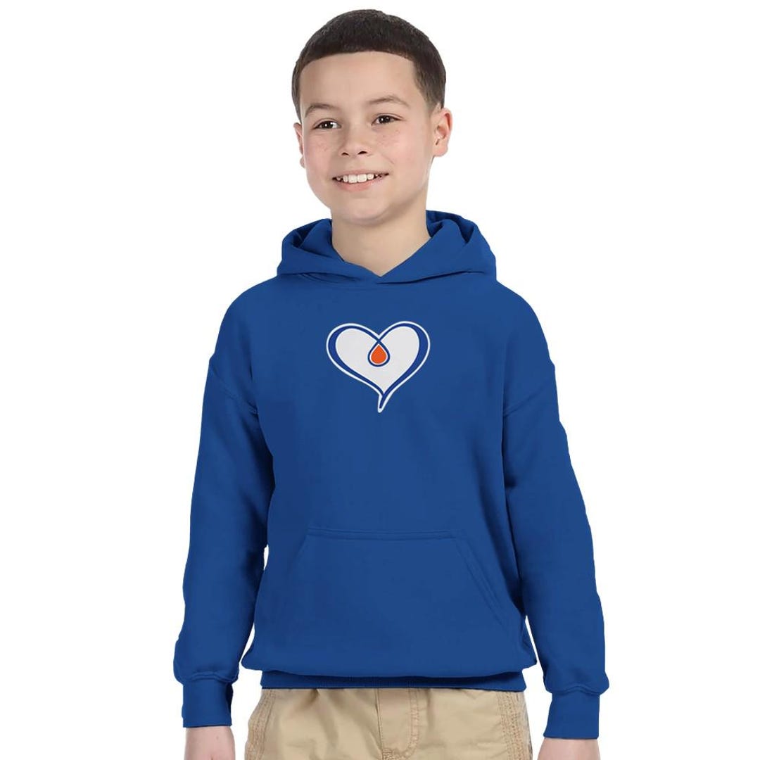 Edmonton Oilers Oil Heart Drip Classic Kids Pullover Hoodie - Etsy