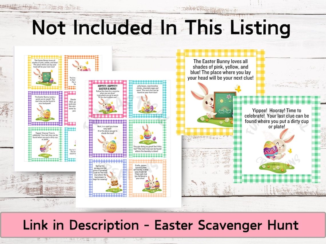 Printable Easter Basket Gift Tags, Charming and Colorful Treat Bag ...