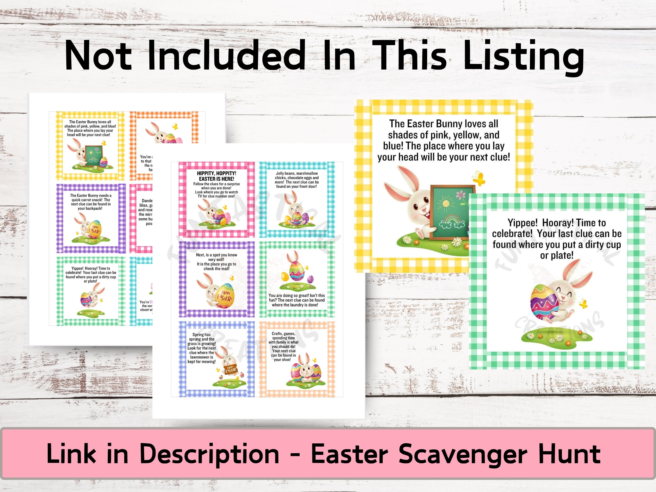 Printable Easter Basket Gift Tags, Charming and Colorful Treat Bag ...