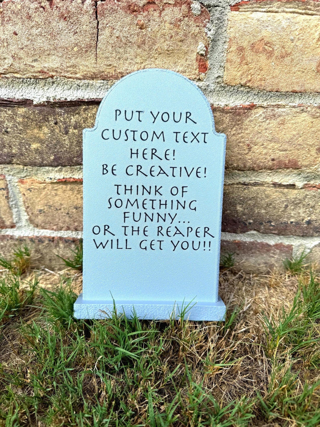 Personalized Tomb Stone! Add Your Creative/funny Text. - Etsy