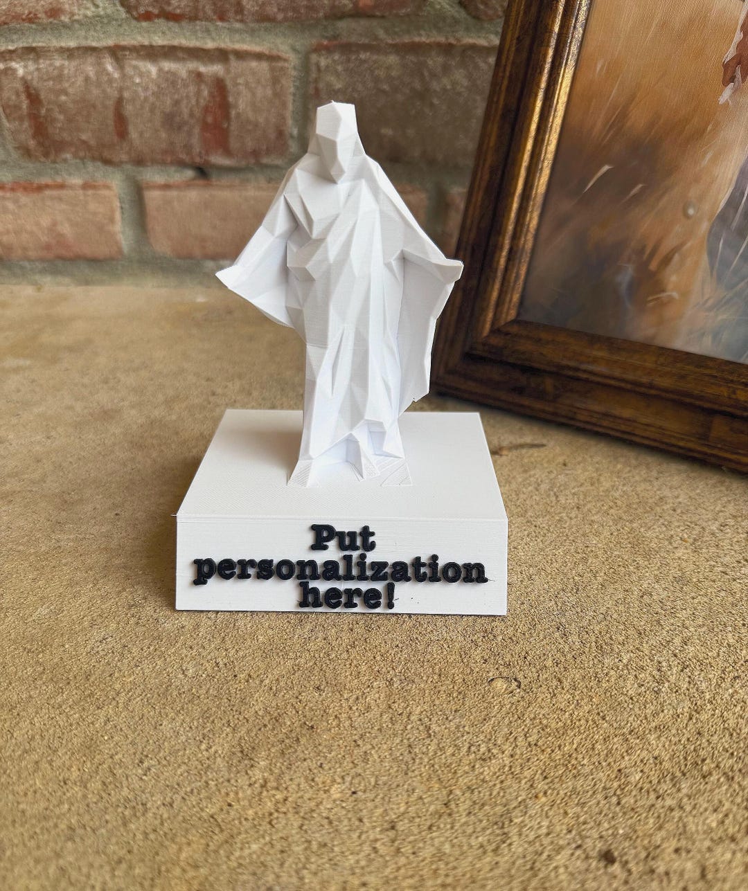 Christus Statue! Personalized 3d Print. Low Poly Jesus Christ Statue ...