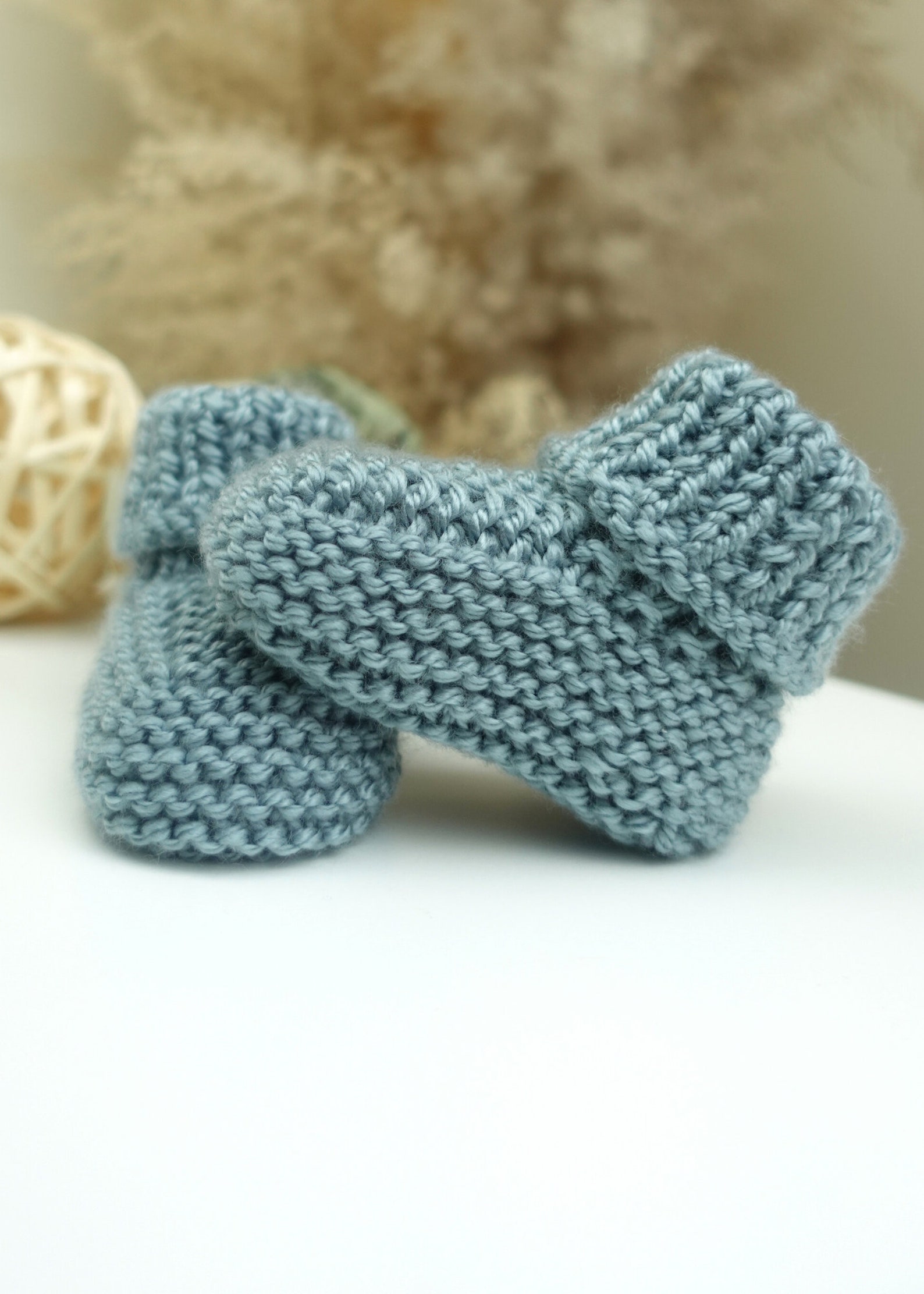 Newborn Booties, Baby Booties, Knitted Booties, Baby Shower Gift ...