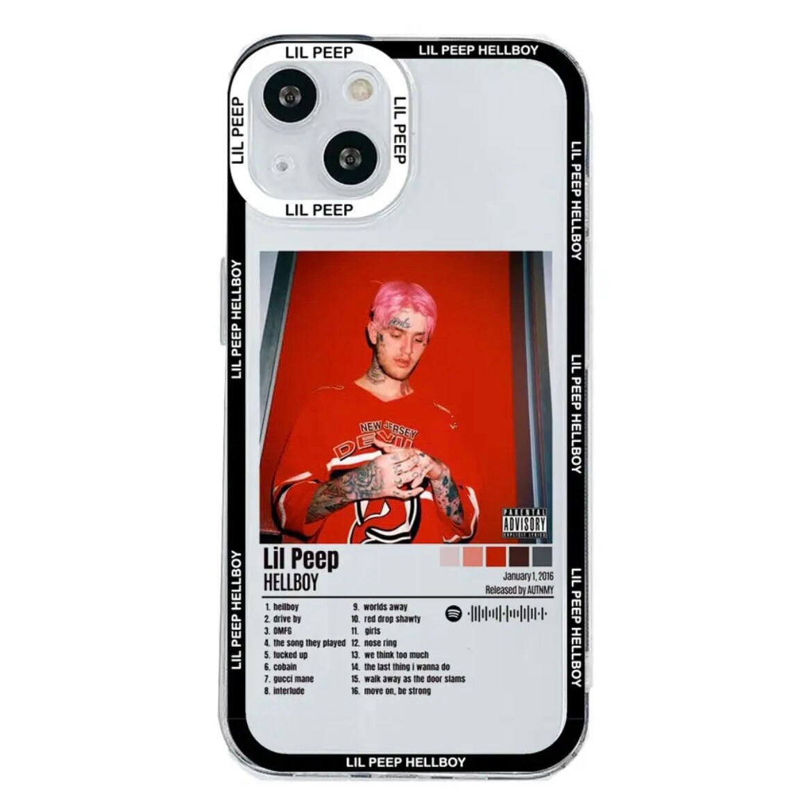 Lil Peep iPhone Case Stylish Album Cover Design, Luxus Phone Case, Rap ...
