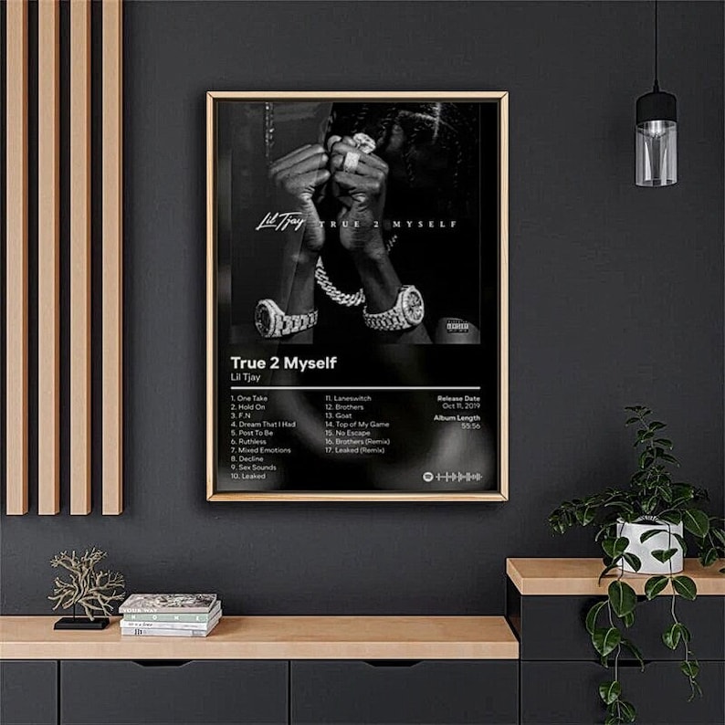 Lil TJAY Poster Album Cover, Luxus Room Decor, Wall Art - Etsy
