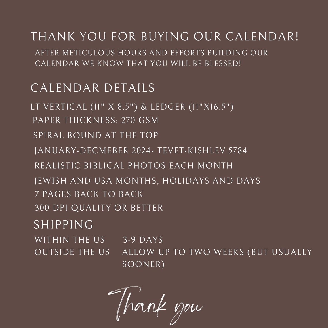 Biblical Photos Jewish Calendar, US Calendar 2024, Jewish Calendar 5784 ...