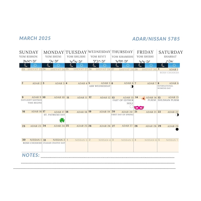 Biblical Photos Jewish Calendar, US Calendar 2024, Jewish Calendar 5784 ...