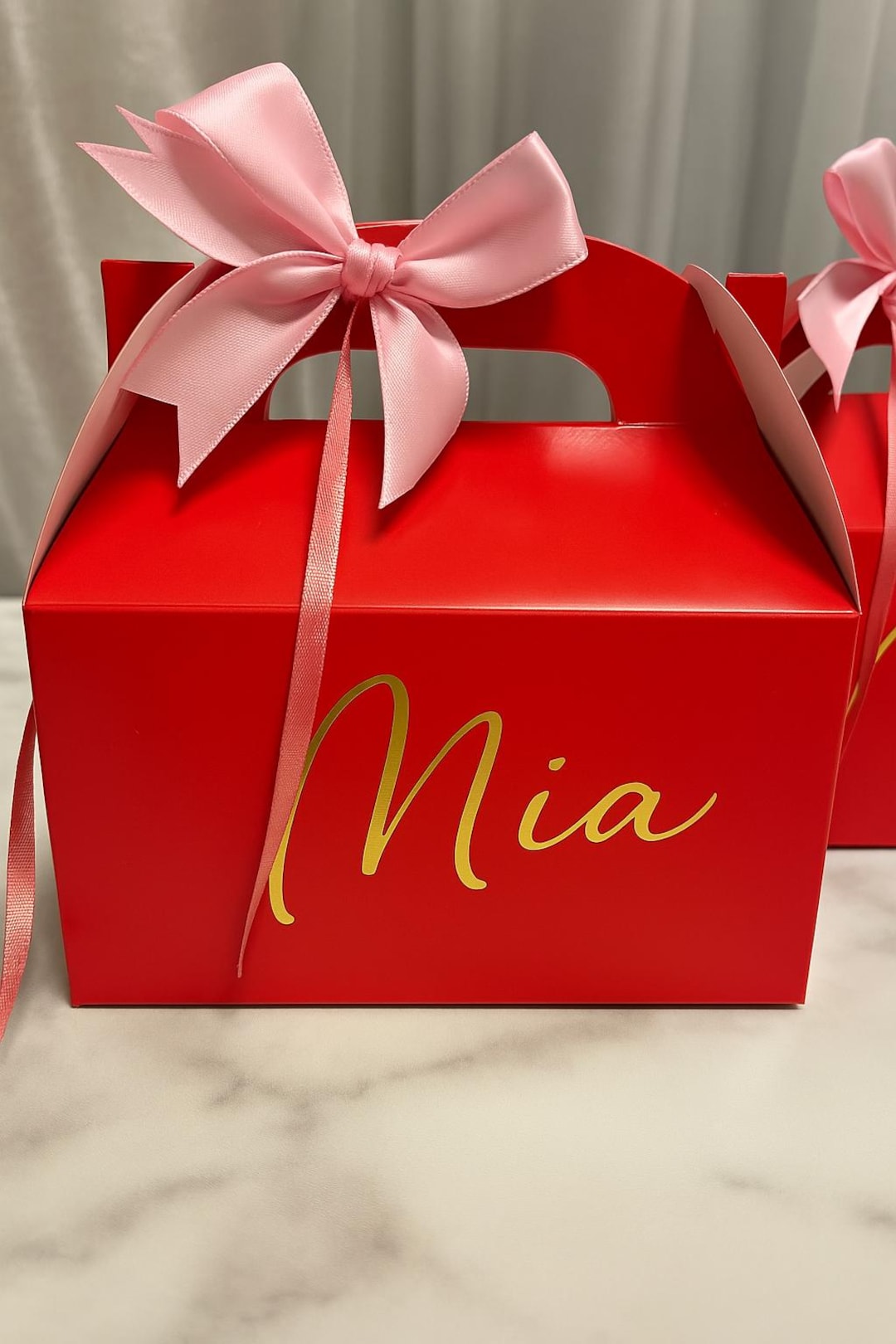 Personalized Party Favor Boxes With Handle: Custom Wedding, Shower ...