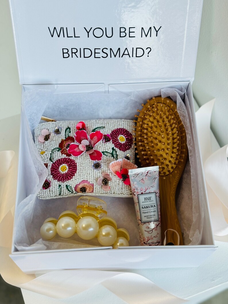 Personalized Bridesmaid Proposal Gift Box, Bridesmaid Gift Set, Will ...