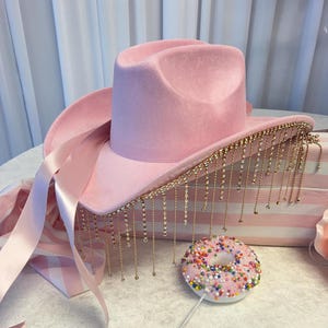 Bride Cowgirl Hat: Pearl Rhinestone Diamond Bridal Shower Nashville ...
