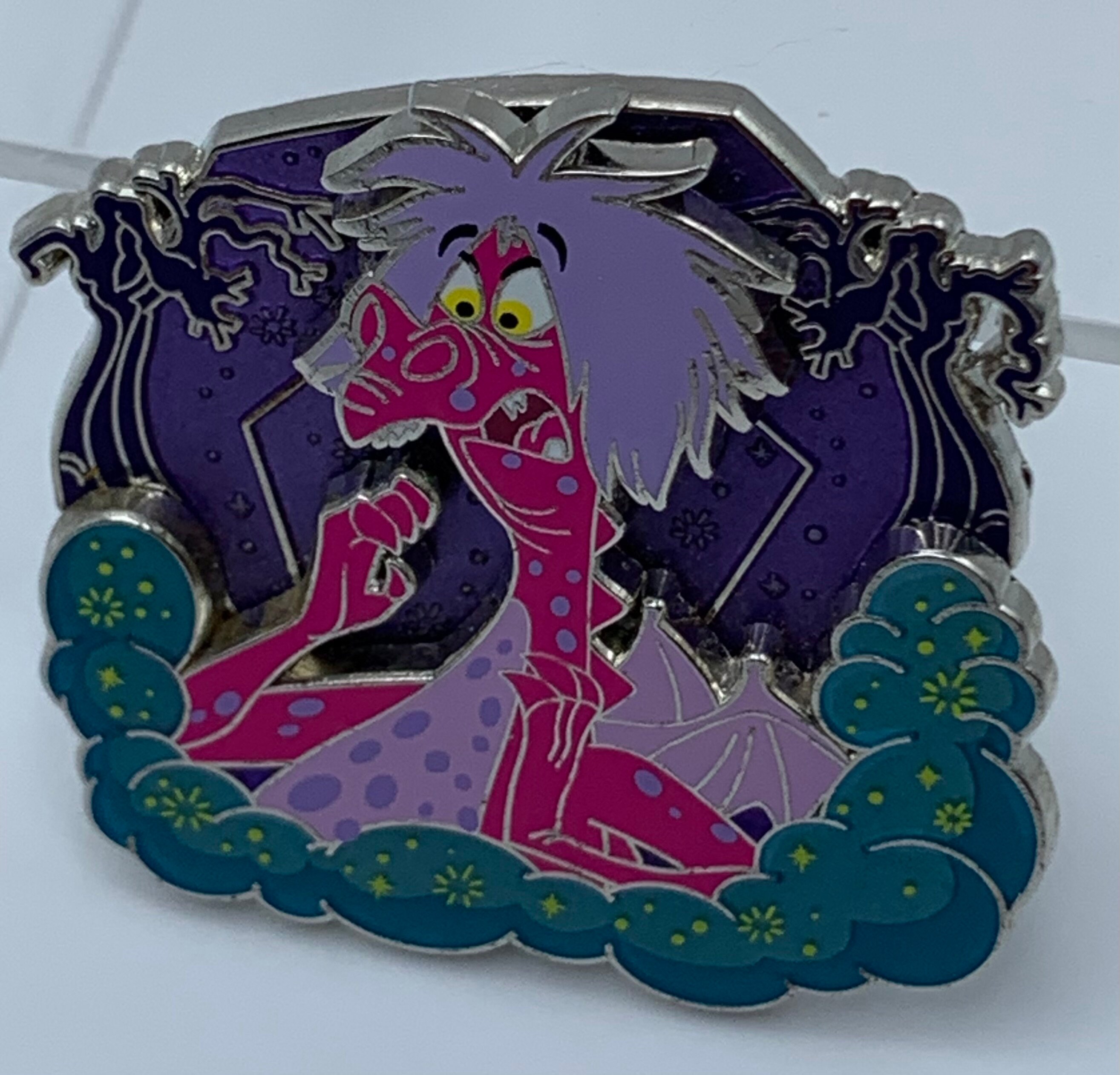 Rare HTF Disney 2018 Park Pack Pin Sword & Stone Madam Mim Pink Dragon ...