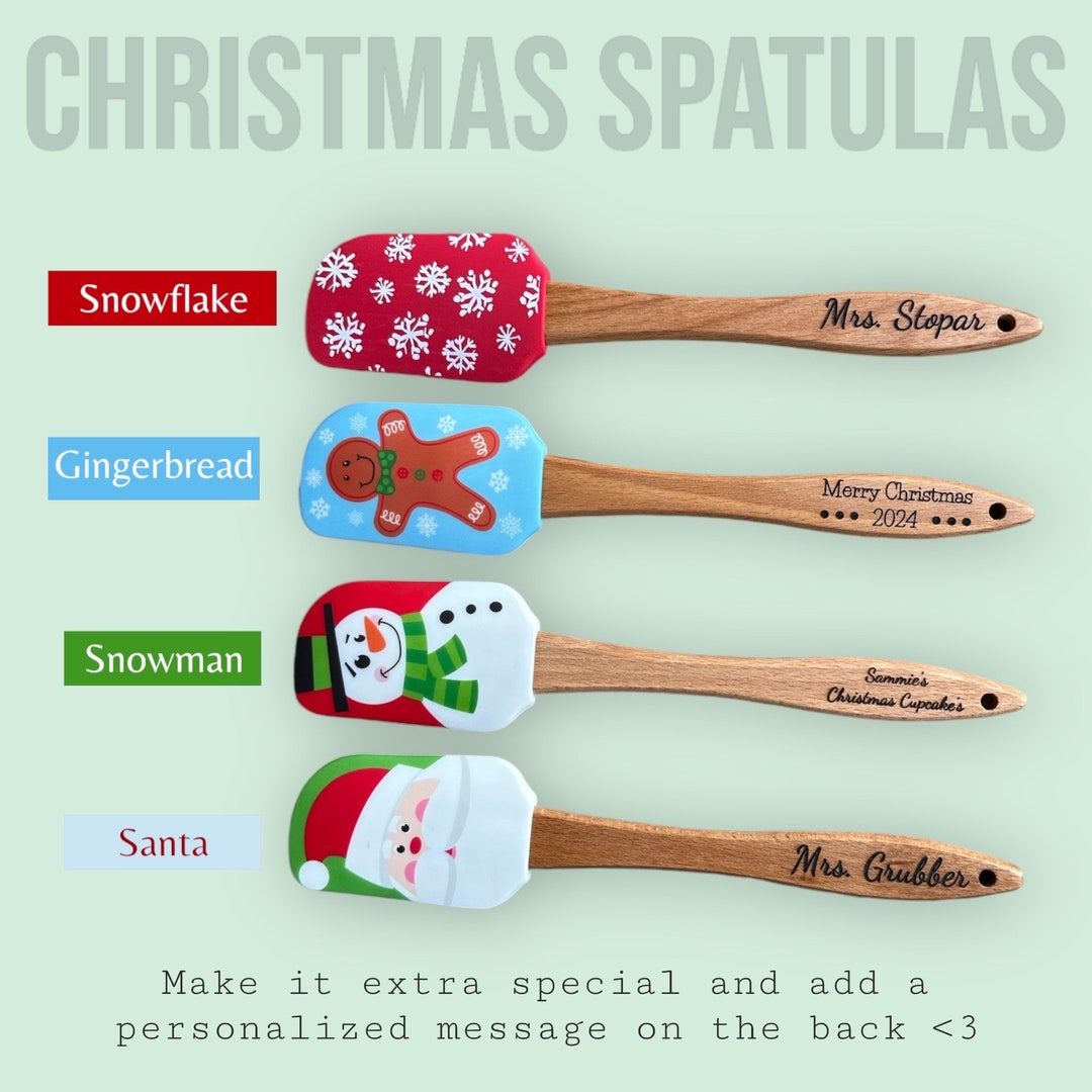 Personalized Spatula Set Personalized Engraved Spatula Wood and ...