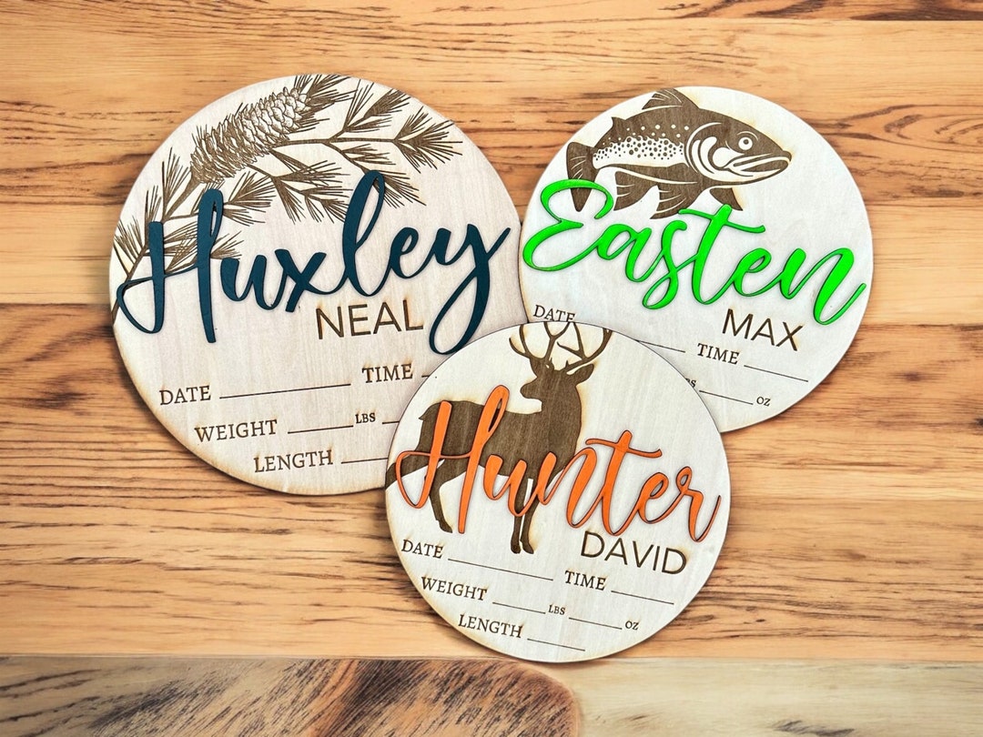 Baby Welcome Name Signs | Baby Name Signs for Hospital Boy ...