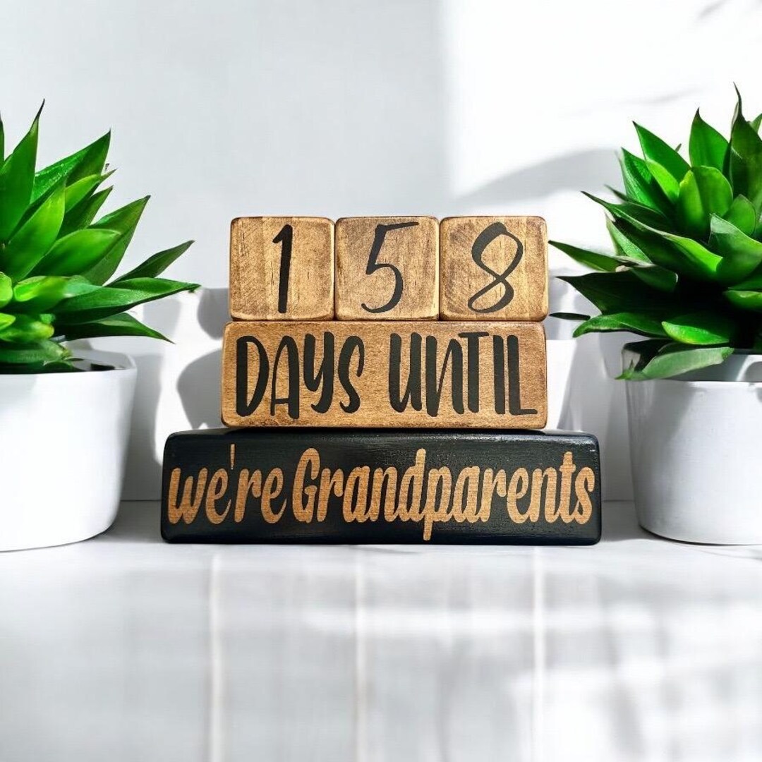 Countdown to Baby | Custom Baby Shower Gift | Due Date Countdown ...