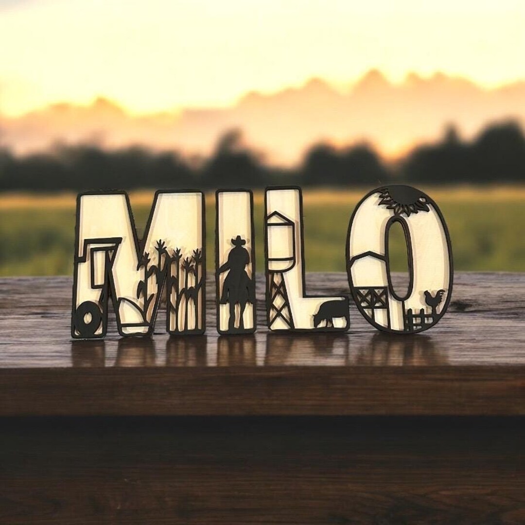 Western Name Sign for Nursery | Name Cutout | Wood Cutout Name Sign ...