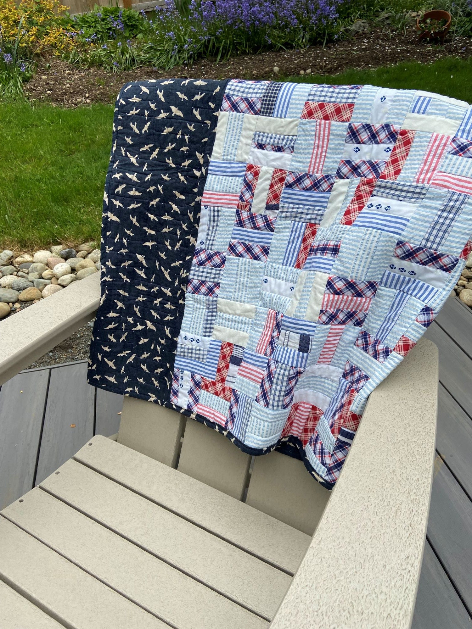 Cape Cod Handmade Quilt for Sale Costal Living Quilt Beach House Decor ...