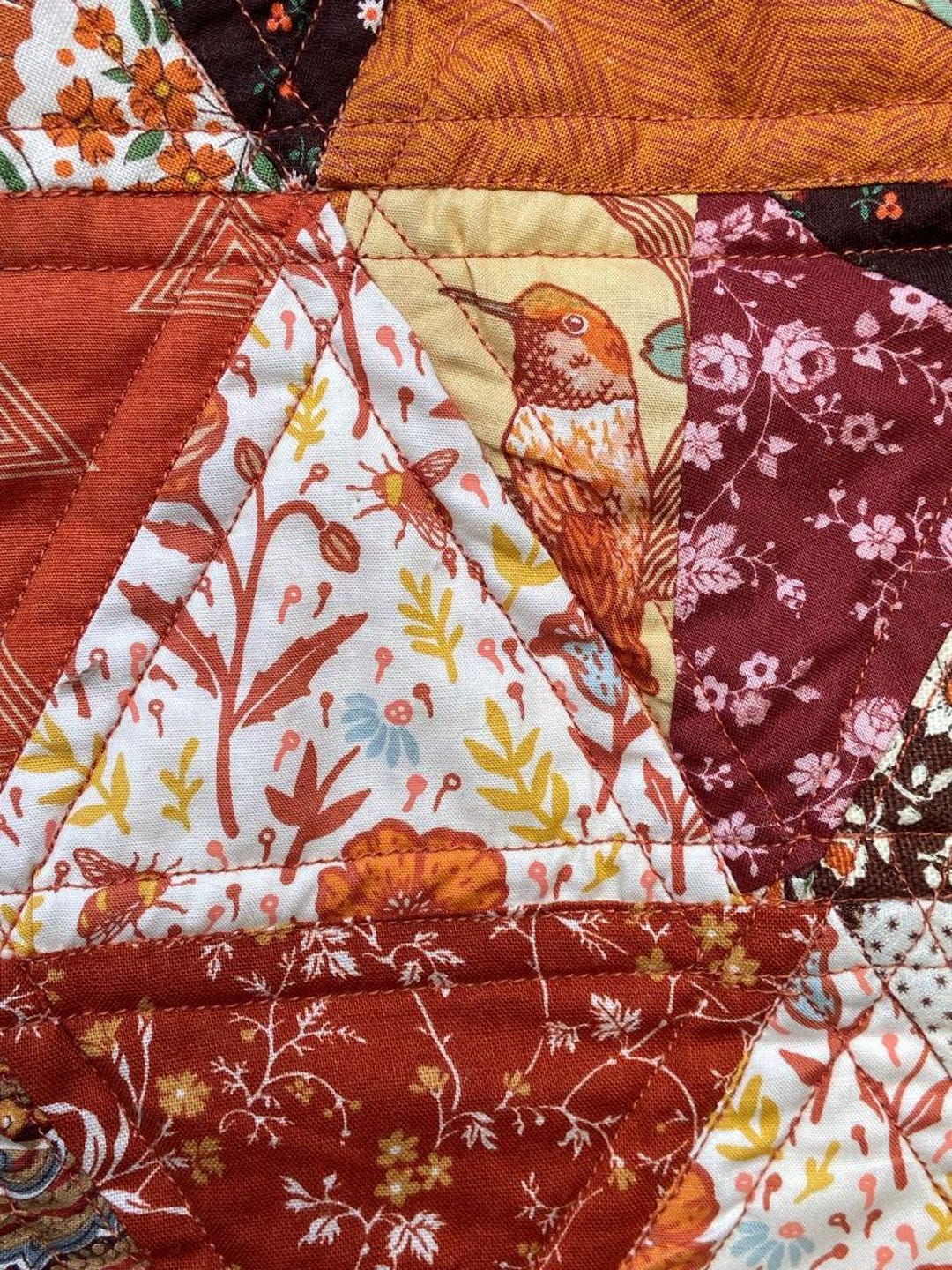 Calico Prairie Handmade Quilt for Sale | Scrappy Patchwork Quilt ...